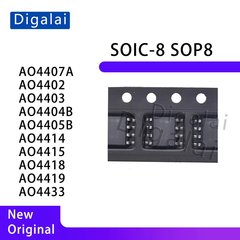 Laptop Repair MOSFET Kit AO4407A AO4402 AO4403 AO4404B AO4405 AO4414 ...