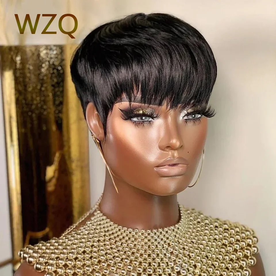 Short-Pixie-Cut-Remy-Human-Hair-Wigs-Ready-To-Wear-Glueless-Cut ...