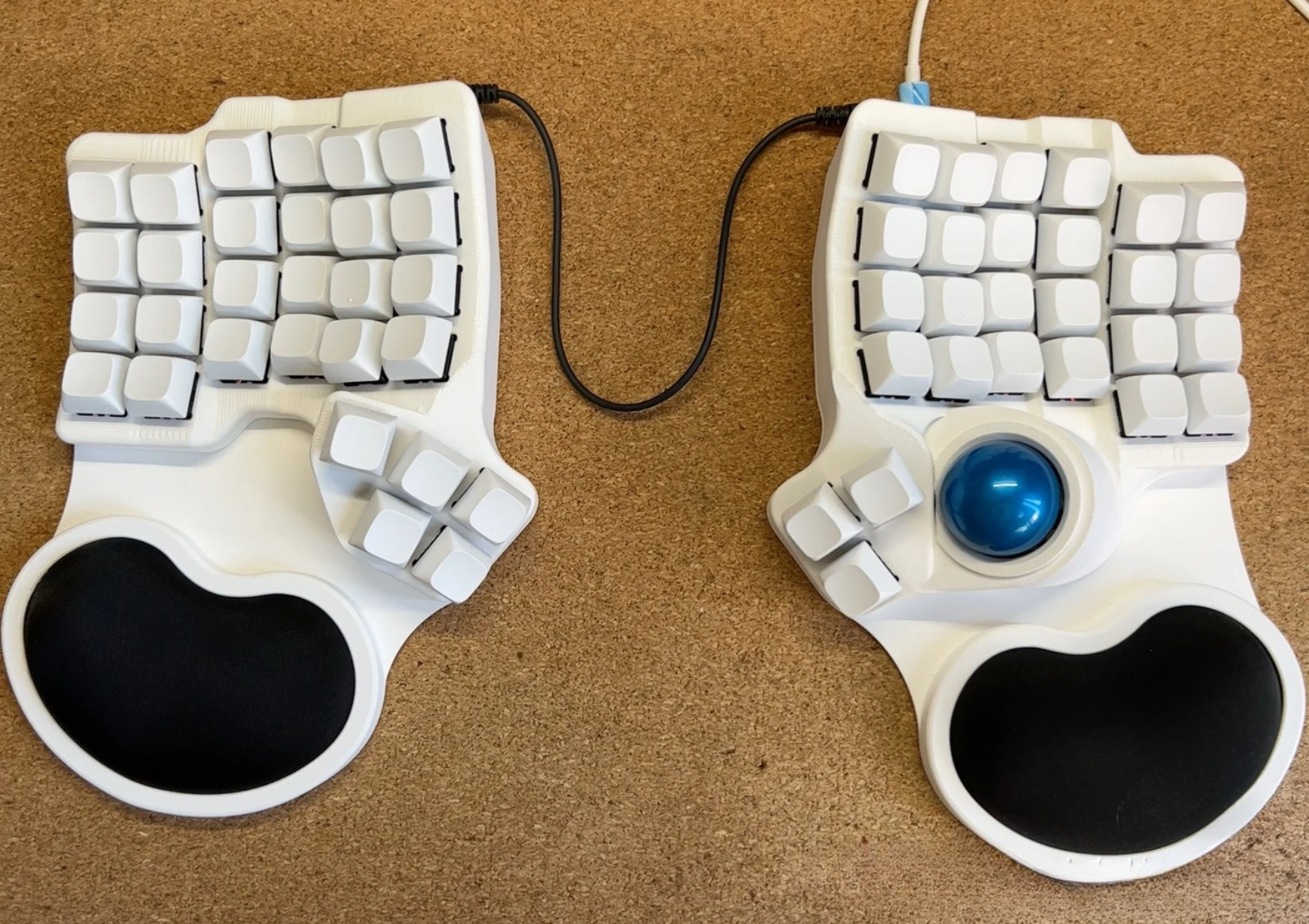 Charybdis-Split-Keyboard-Kit-4x6-with-Plam-Rest-Custom-Wired-Single ...