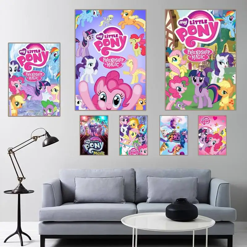 My-Little-Cartoon-P-Pony-POSTER-Home-Decoration-Painting-Wall-Stickers ...
