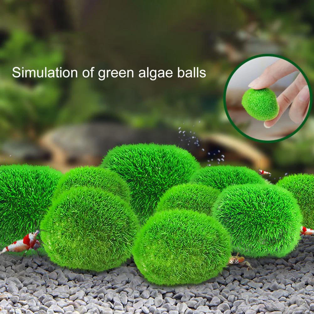 Simulation-Seaweed-Ball-Water-Grass-Artificial-Plant-Fish-Tank-Aquarium ...