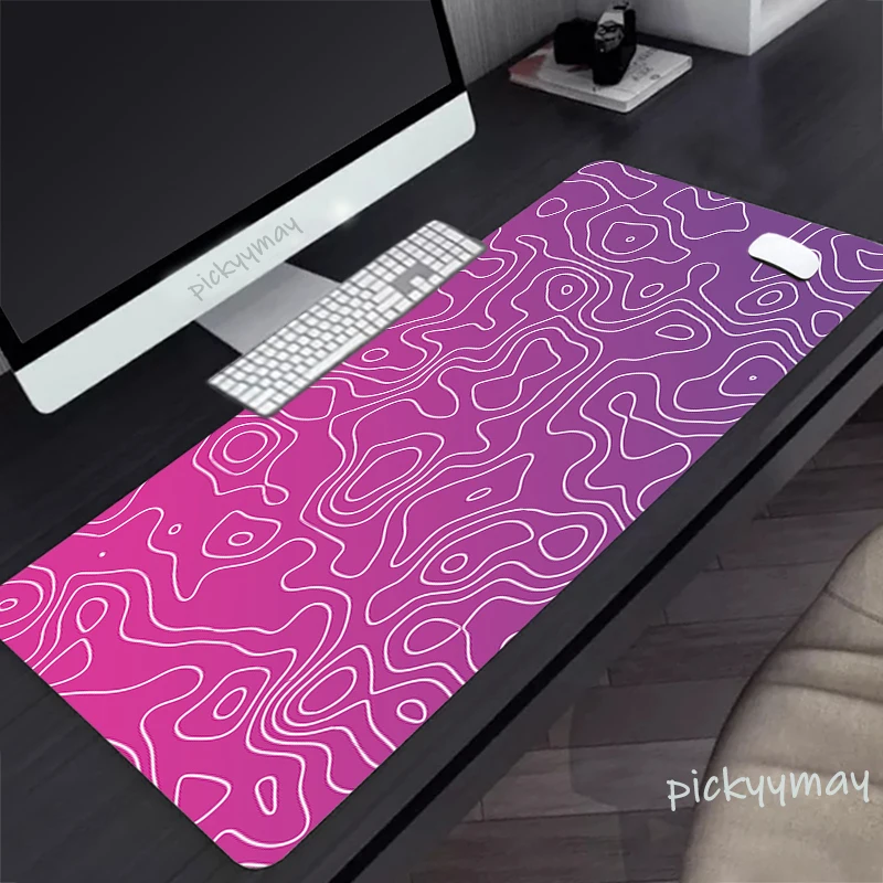 Topographic-Map-Large-Mouse-Pad-Big-Computer-Mousepads-Purple-Gaming ...