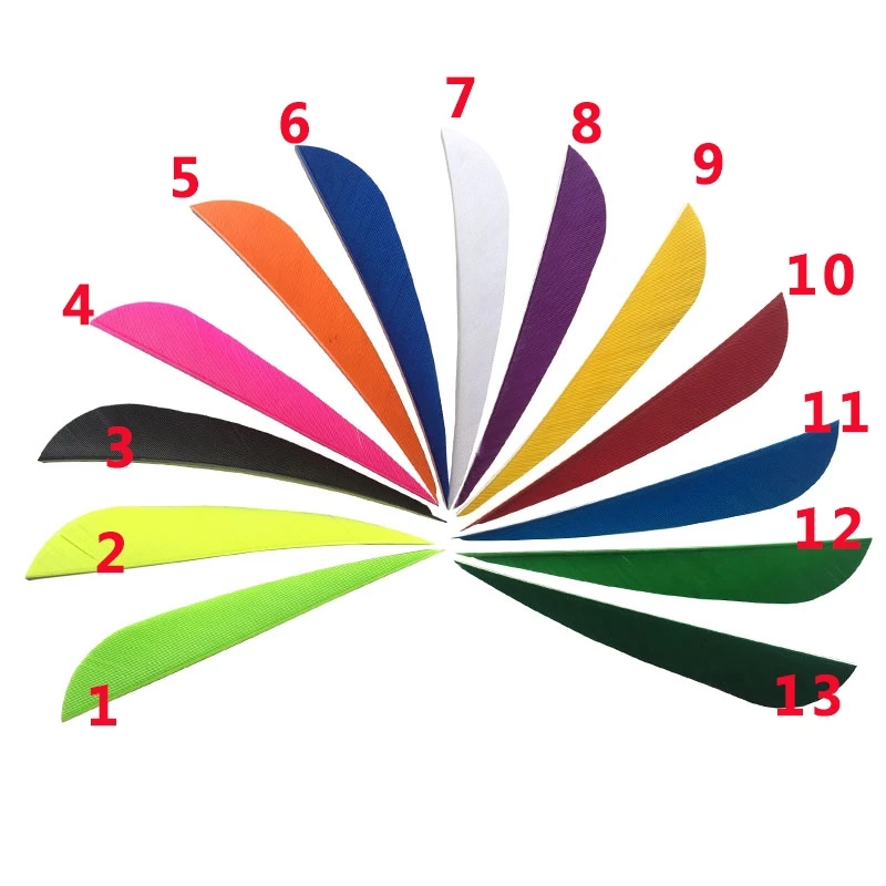 3-4-5inches-Archery-Arrows-Feather-Vanes-Carbon-Arrows-Recurve-Bow ...