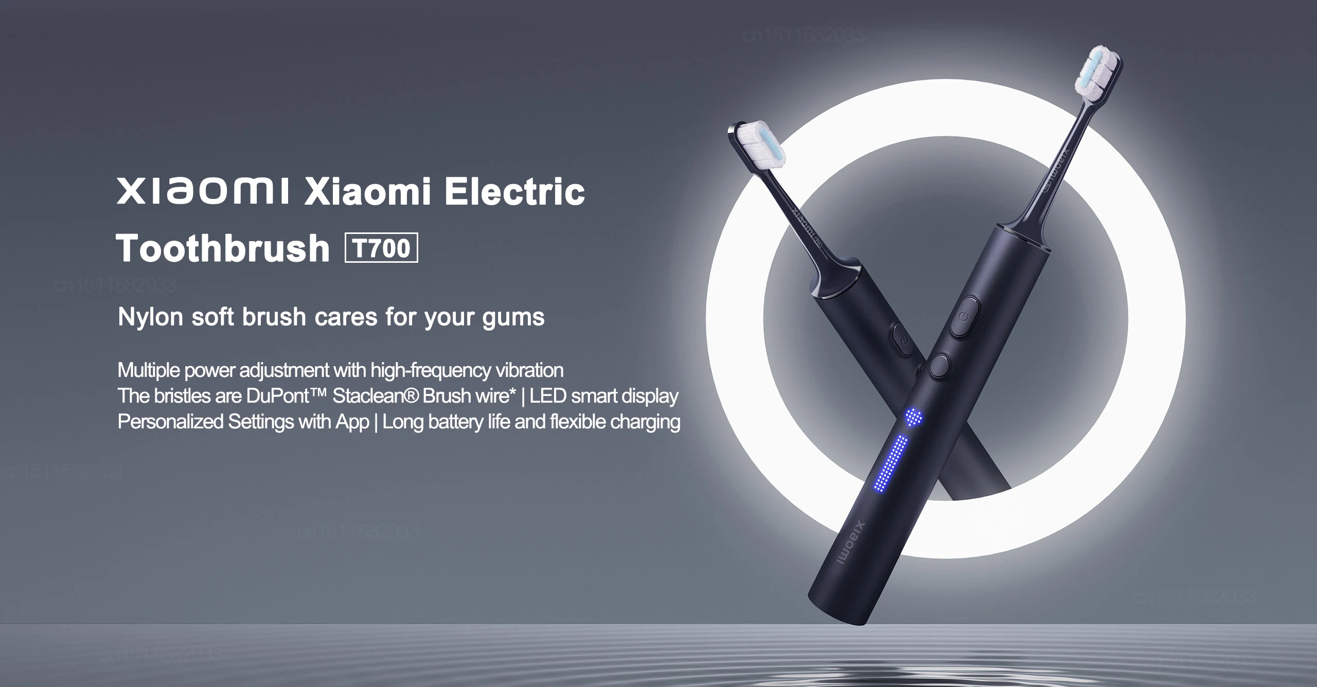 Электрическая зубная щетка Xiaomi Mijia T700 | AliExpress
