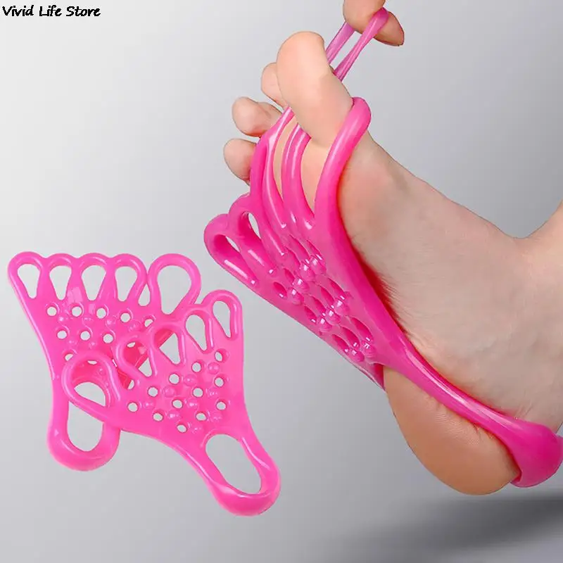 1Pair-Grip-Strengthener-Toe-Stretcher-Hand-Grip-Trainer-Gym-Fitness ...