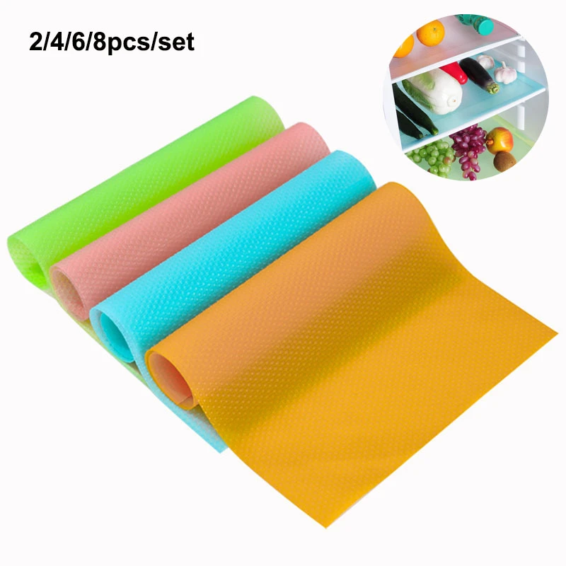 2/4/6/8/pcs Refrigerator Waterproof Pad Antibacterial Antifouling ...