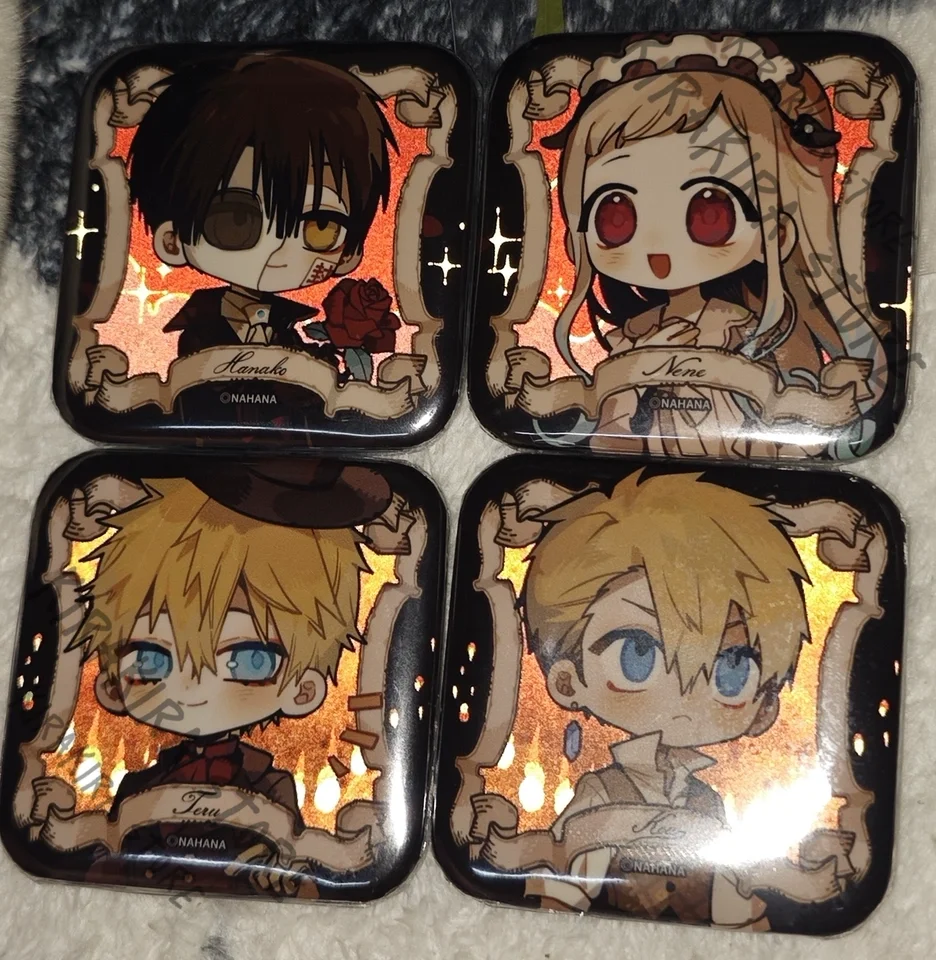 Nene Toilet-bound Hanako-kun double flash Anime Badge Yugi Amane ...