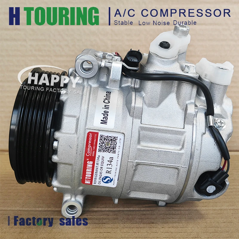 AC Compressor For Mercedes Benz C-class W203 C180 W211 W220 S500 C215 ...