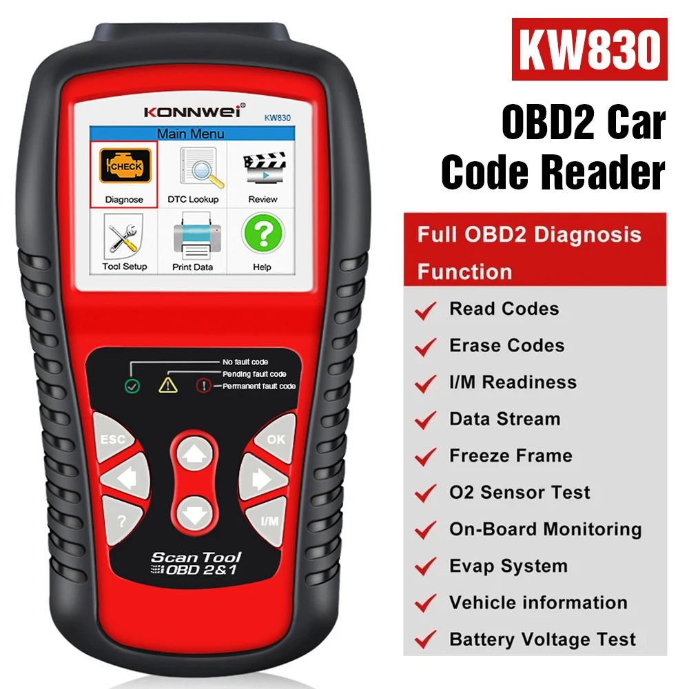 KONNWEI-KW830-OBD2-Car-Scanner-Tool-Auto-Code-Reader-OBDII-Diagnostic ...