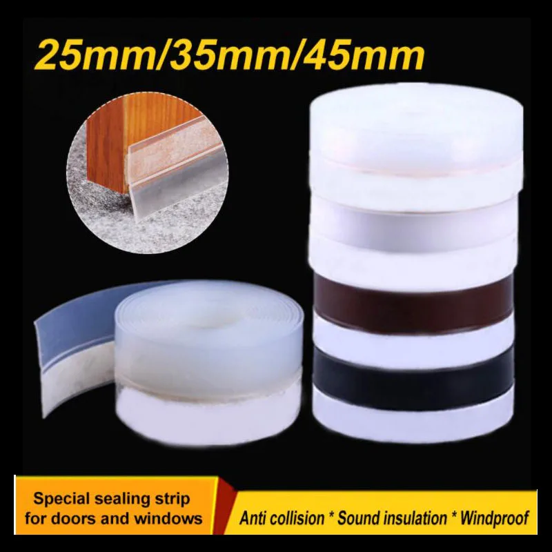 3/5M Door Bottom Seal Strip Weather Window Rubber Seal Weatherstrip ...