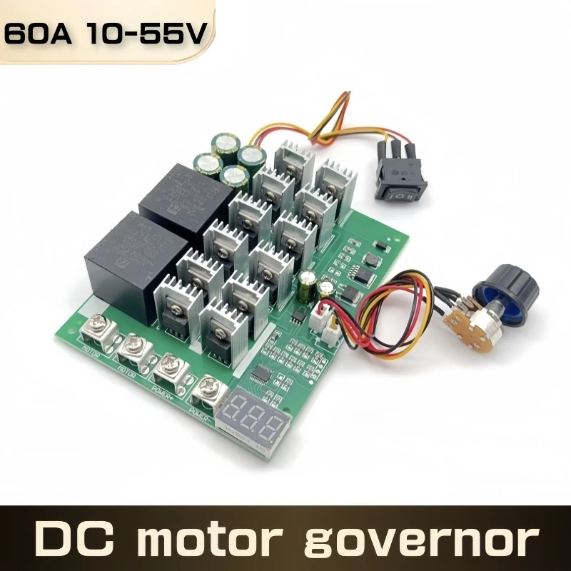60A-10-55V-Digital-display-PWM-speed-controller-module-forward-reversal ...