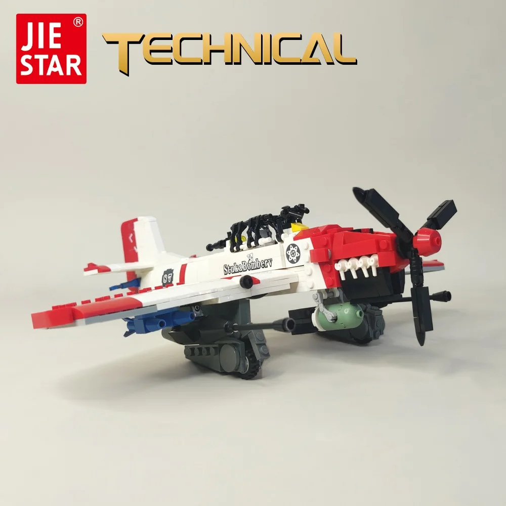 61045-Jiestar-High-tech-Moc-Ideas-Soldiers-Stuka-Bomber-Airplane ...
