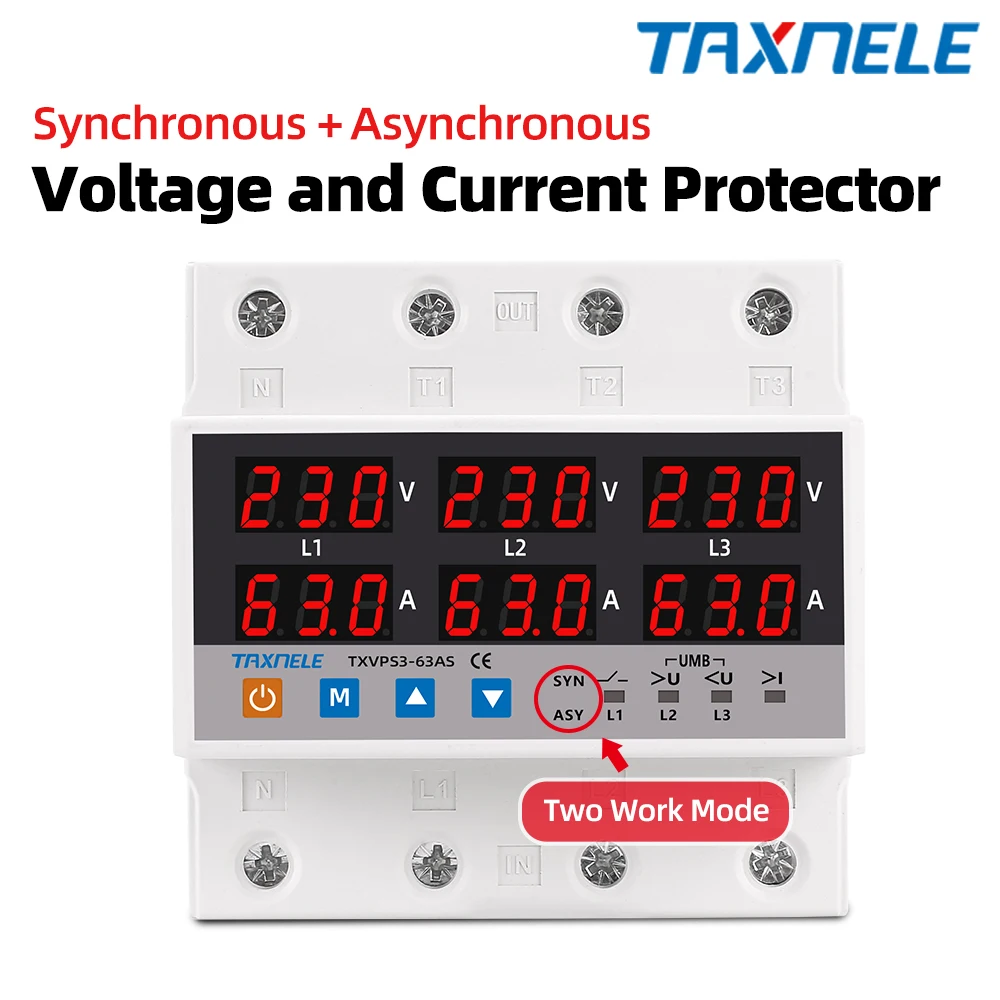 3-Phase-SYN-ASYNC-Synchronous-Asynchronous-Voltmeter-Adjustable-Over ...