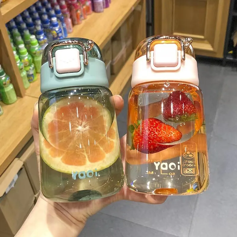 Cute-Portable-Water-Cup-For-Boys-Girls-Office-With-Bounce-Lid-Simple ...