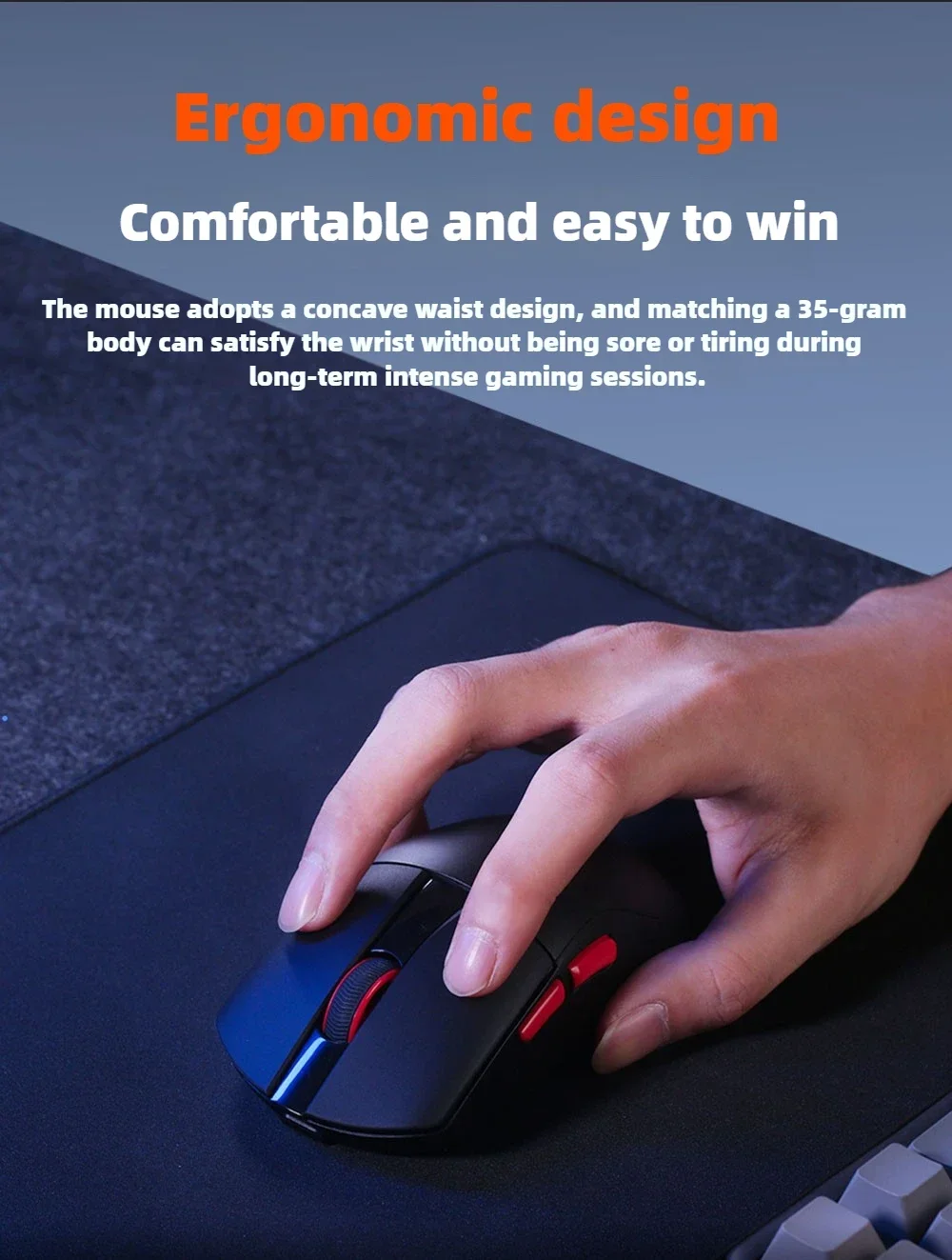 Dareu A950 AIR двухрежимная игровая мышь, беспроводная проводная PAW3395 750U, 35G, 8 кГц ...