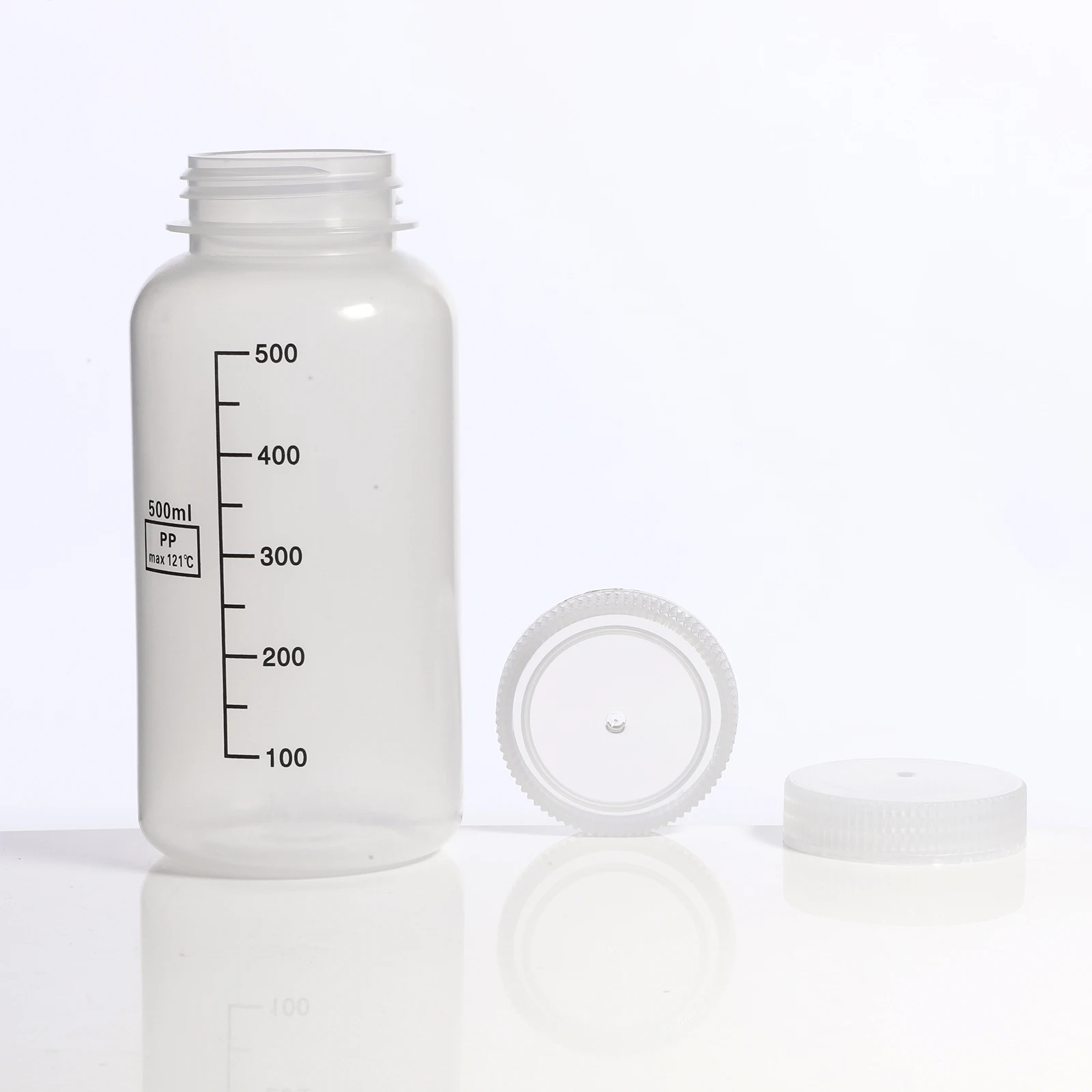 250/500ML Chemicals Reagent Bottle Transparent Plastic Laboratory ...