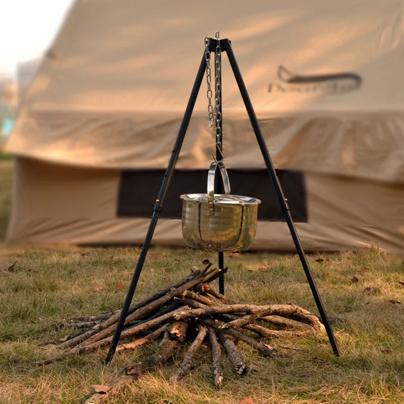 Desert-Fox-Outdoor-large-campfire-stand-portable-hanging-pot-stand ...