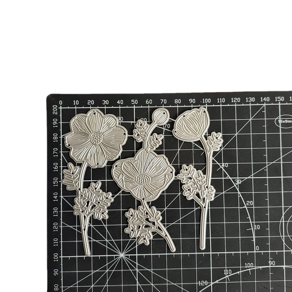 Carbon Steel Cutting Die - 1pc Flower/plant Embossing Cutting Die Diy ...