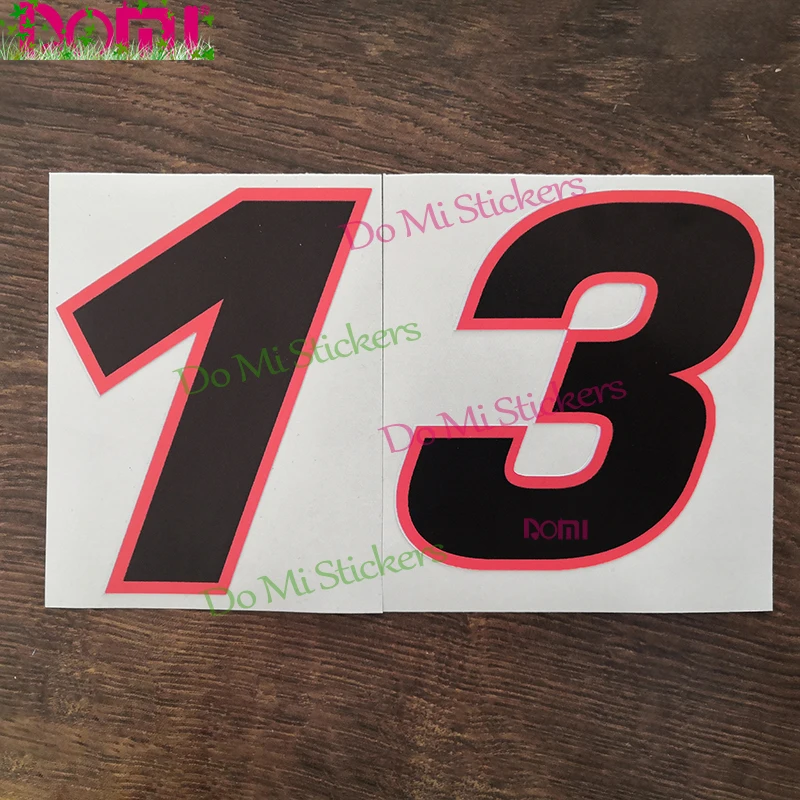 Vintage Racing Number Decals