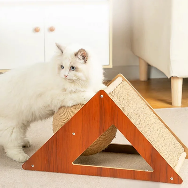 Scratch-resistant-Triangle-Cat-Scratch-Board-Sisal-Scratch-Ball-Wear ...