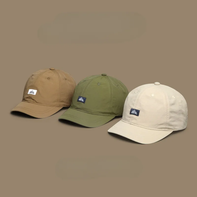 Retro-Short-brimmed-Baseball-Caps-Women-Men-Quick-Drying-Turban ...