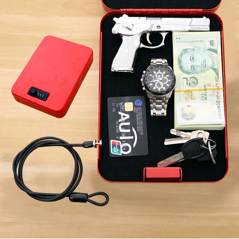 Shockproof-Password-Safes-Pistol-Safe-Box-Portable-Mini-Handgun-Gun ...