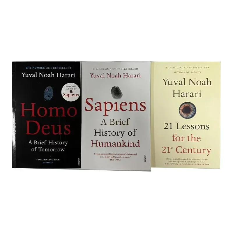 Juego-de-libros-Yuval-de-No-Harari-libro-Paperback-en-ingl-s-Sapiens ...