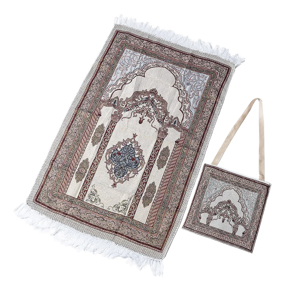 Cotton-Yarn-Prayer-Mat-Carpet-Light-Muslim-Prayer-Rug-for-Living-Room ...