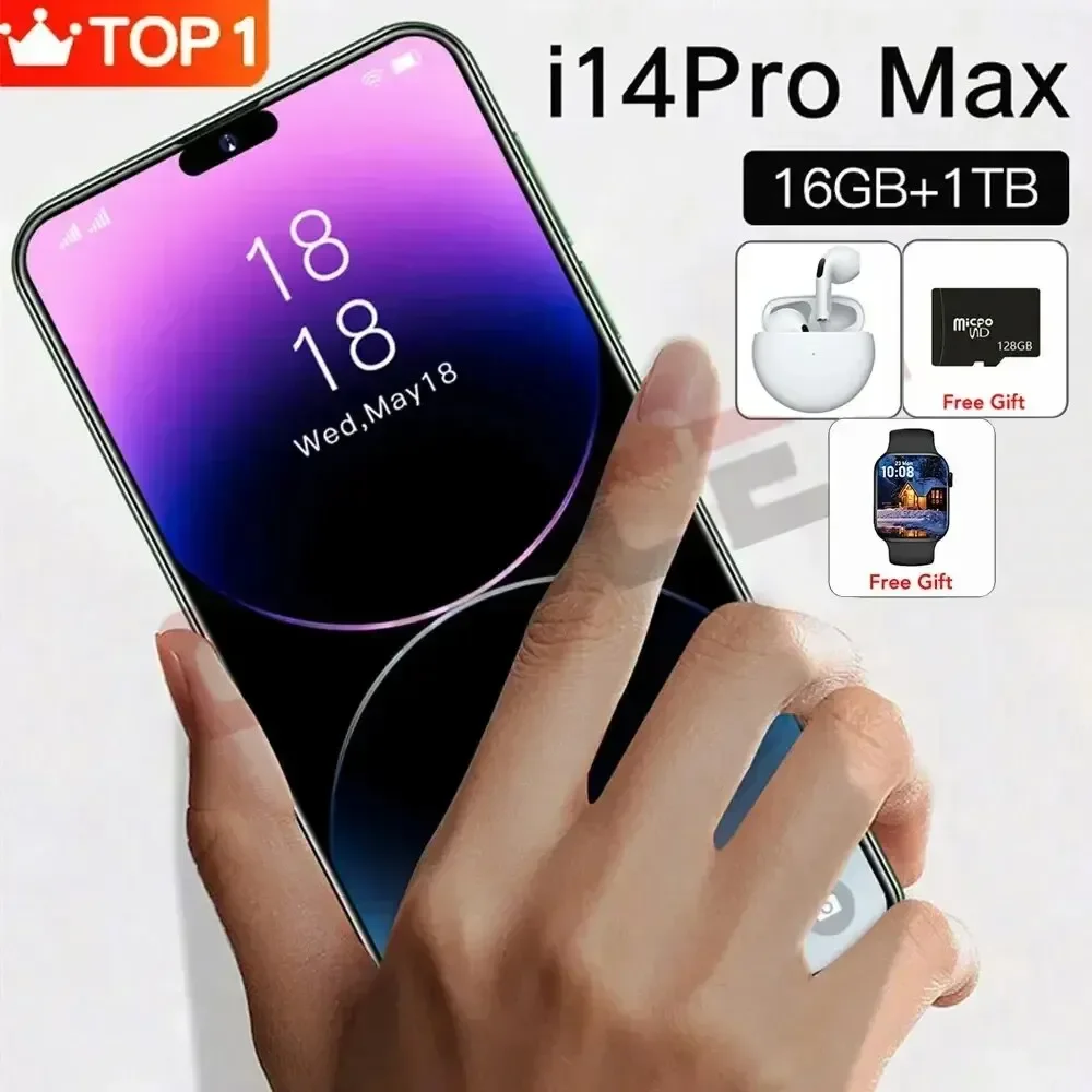 14-Pro-Max-Smartphone-6-7-Inch-16GB-1TB-Global-Version-HD-Cell-Phone ...