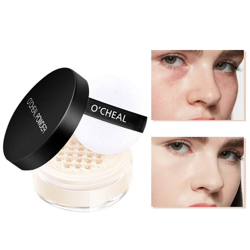 Whitening-Girl-Face-Powder-with-Oil-Control-Loose-Powder-for-Makeup ...