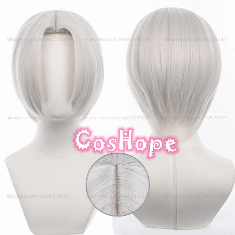 Izana Kurokawa Cosplay Wig 34cm Short Straight Silver Grey Wig Cosplay ...