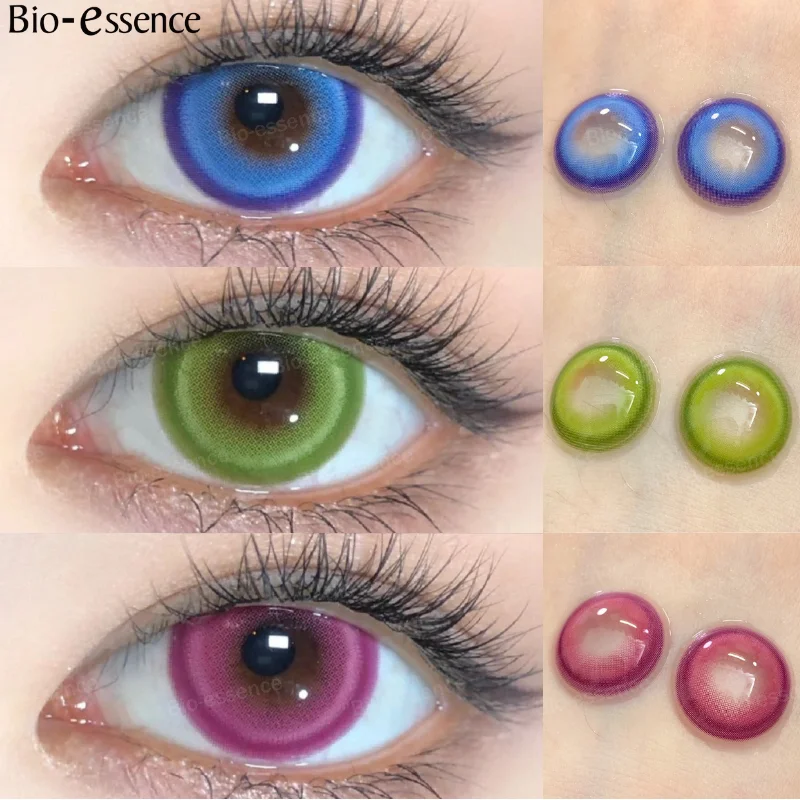 Bio-essence – Lentilles De Contact Colorées Colorées Colorées Pour Les ...