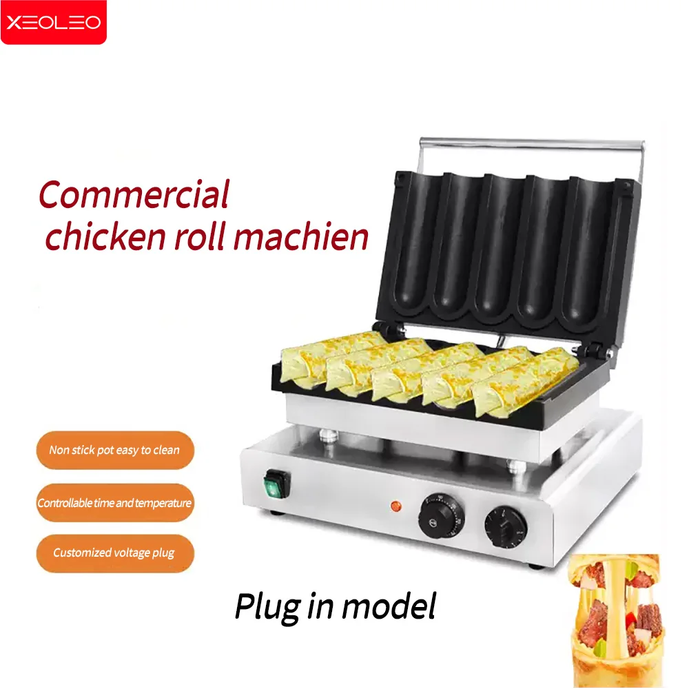 XEOLEO-Electric-5PCS-Mexico-Chicken-Rolls-Maker-3000W-Chicken-Rolls ...