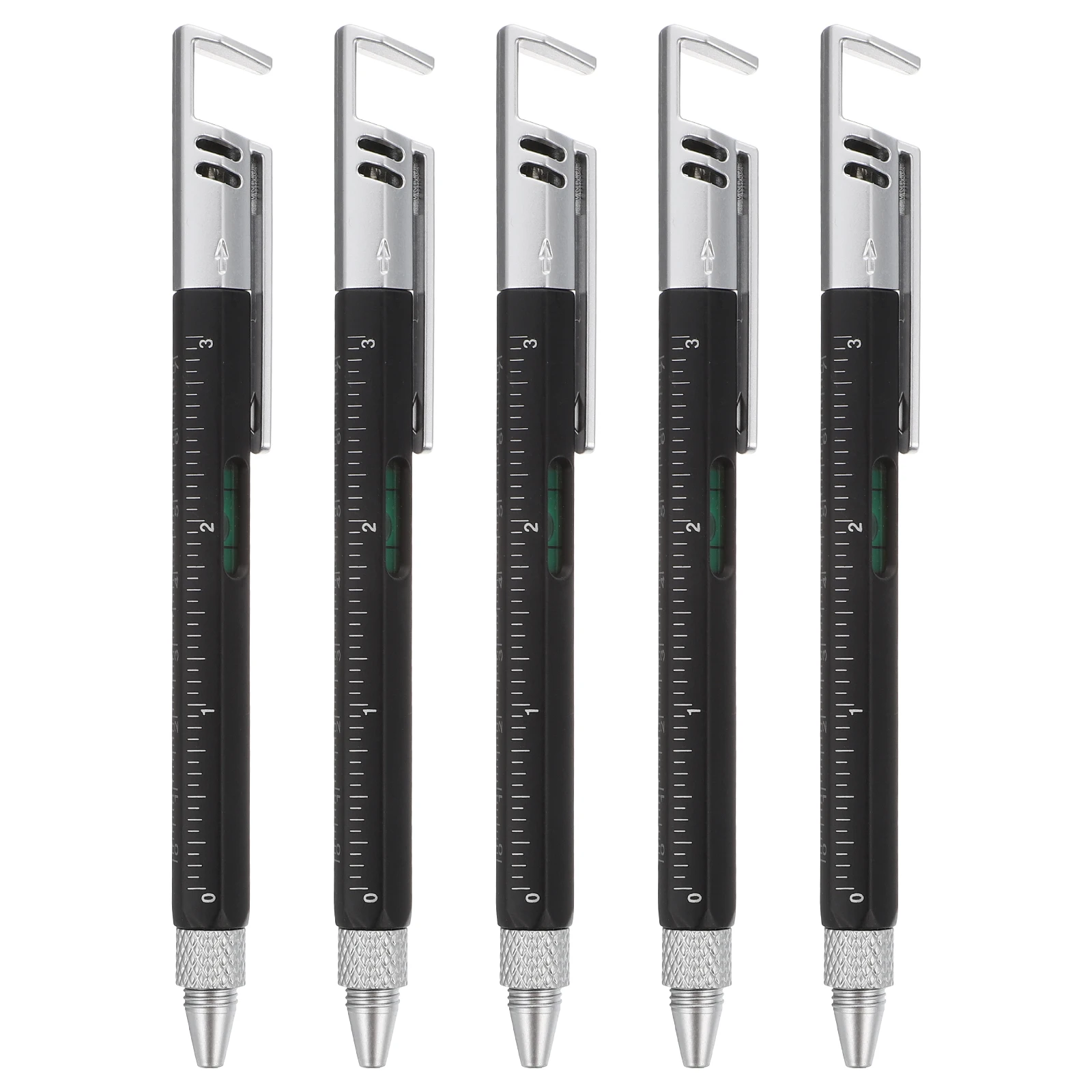 5Pcs Multi-Function Tool Pens 6 in 1 Ballpoint Pen with Screwdriver ...