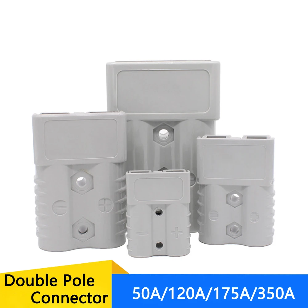 50A-120A-175A-350A-600V-Gray-Red-Double-Pole-with-Copper-Contact-Power ...