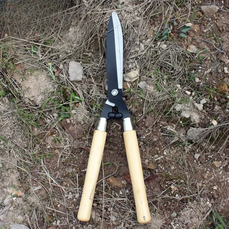 Big-Pruning-Scissors-Flower-Shears-Tree-Gardening-Pruner-Wooden-Handle ...
