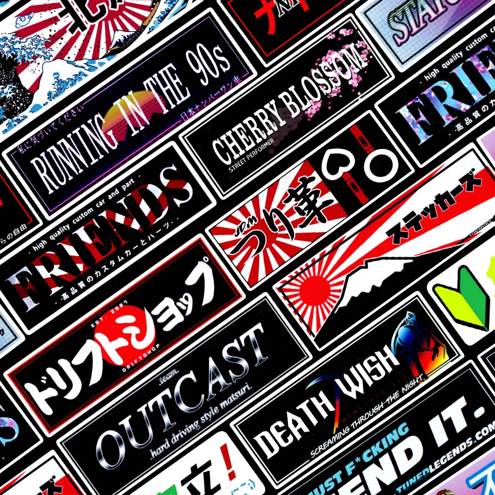 Jdm Stickers Windshield Japan Banner Decals For Honda Suzuki Samurai ...