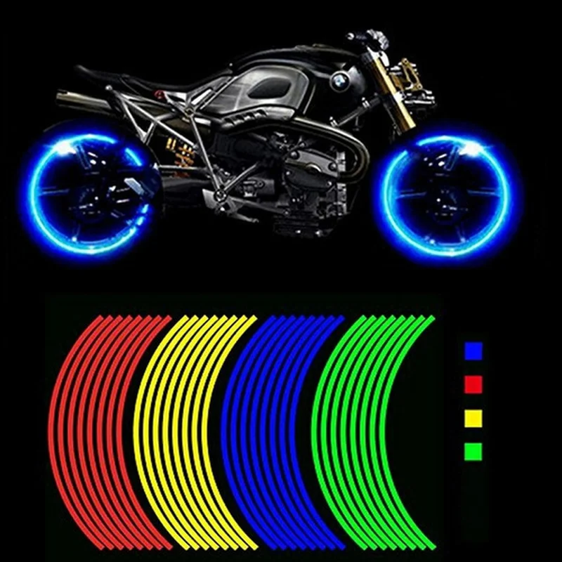 8Pcs-set-Reflective-Wheel-Rims-Stickers-Motocross-Bike-Motorcycle-Body ...