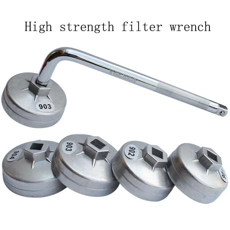 901 902 903 904 캡 오일 필터 렌치, 1/2 인치 스퀘어 드라이브 오일 필터 제거 도구, 필터 소켓 렌치 스패너 수공구, 1PC
