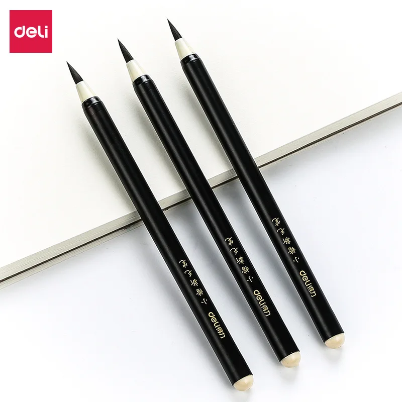 1pcs-Deli-6589-Brush-Without-Ink-Dipping-Comes-with-Ink-Soft-Tip ...