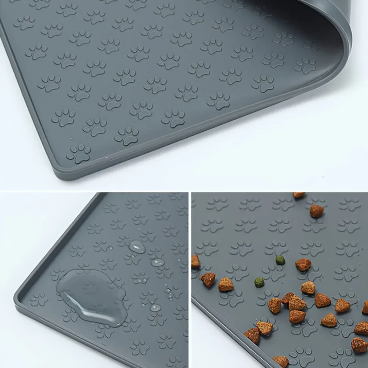 1pc-Non-Slip-Silicone-Pet-Placemat-With-Paw-Print-Detail-Anti-Overflow ...