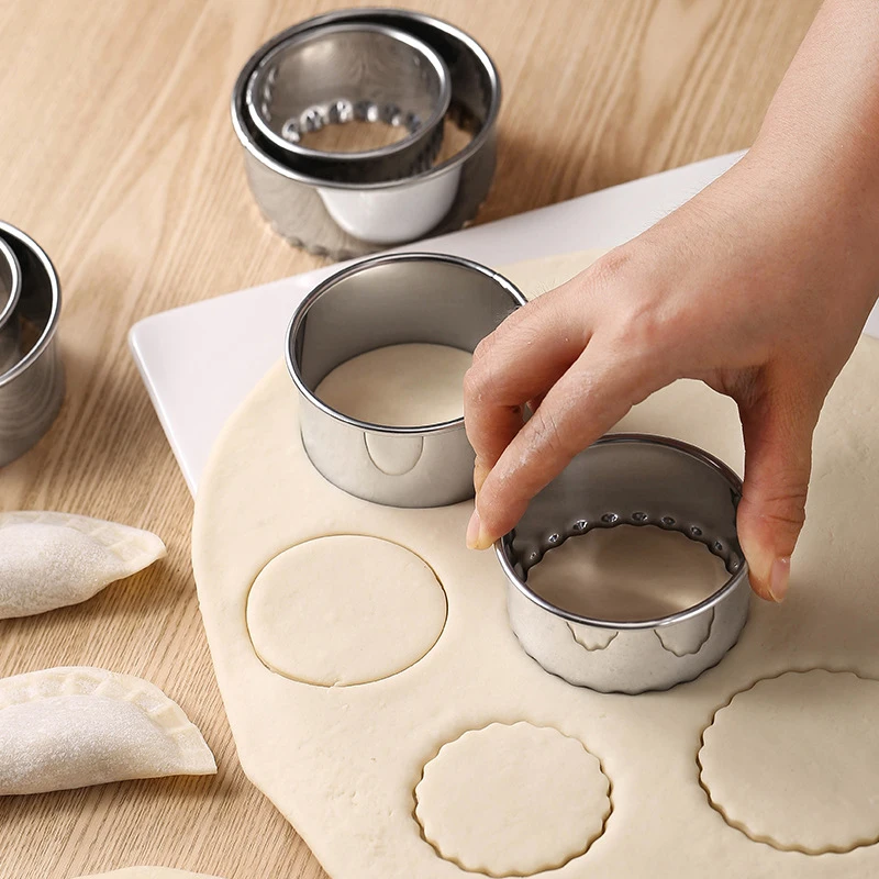 3Pcs-Set-Stainless-Steel-Round-Dough-Cutter-DIY-Dumplings-Wrappers ...