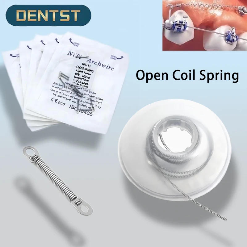 Dental-Orthodontic-Open-Coil-Spring-For-Dentist-Orthodontic-Brackets ...