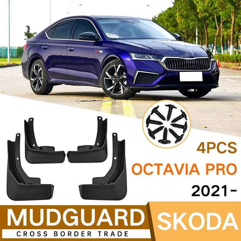 MudFlaps-FOR-Skoda-Octavia-Pro-2021-Car-Splash-Guards-Fender-Set-Parts ...