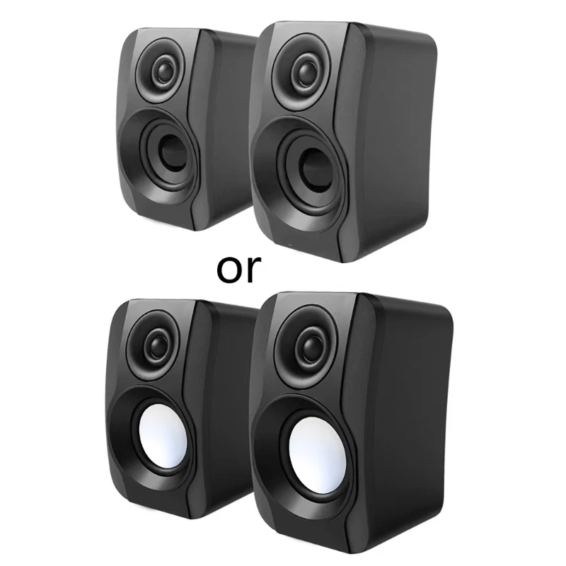 USB-Wireds-Speaker-Stereo-Subwoofer-Sound-Box-3-5mm-Input-USB-Power ...