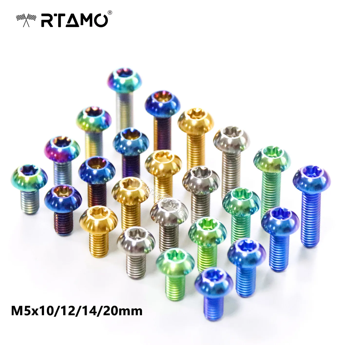 1PC-Hot-Forged-Premium-Torx-Head-Titanium-Bolts-M5X10-12-14-20mm-Pan ...