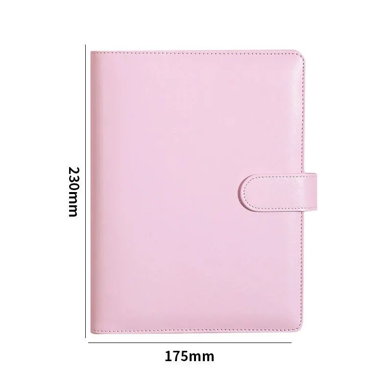 New-Vintage-Refillable-Notebook-File-Folder-Notepad-Cover-Leather-Ring ...