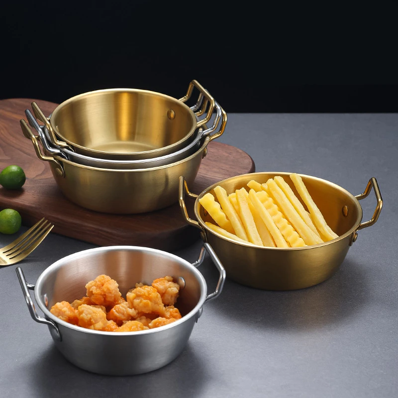 304-Stainless-Steel-Korean-Cuisine-Bowl-with-Handle-Rice-Wine-Bowls ...