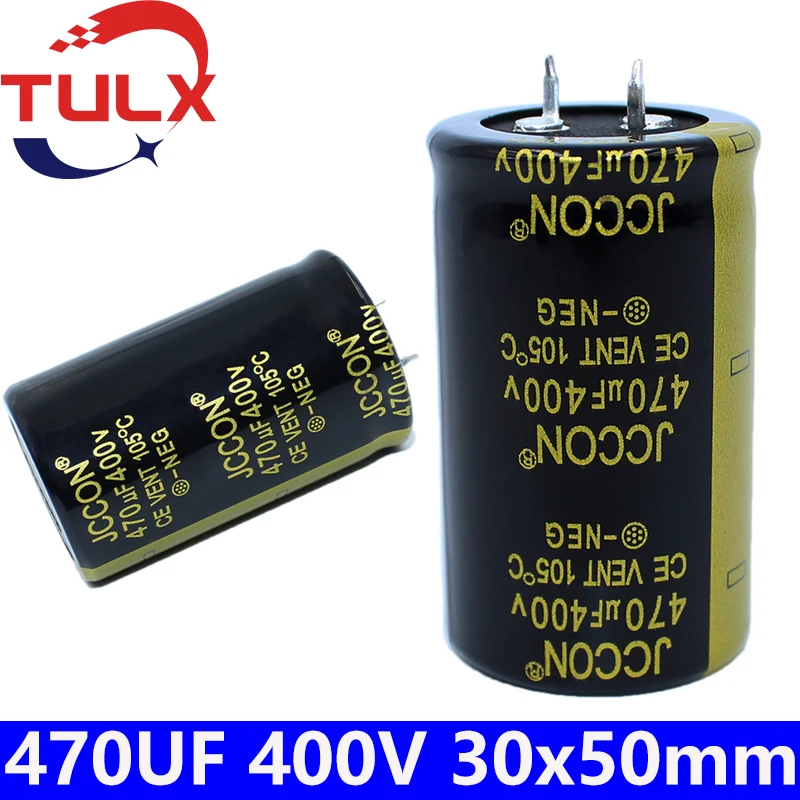 2Pcs-470UF-Capacitor-470UF400V-30x50mm-Inverter-Capacity-400V470UF ...