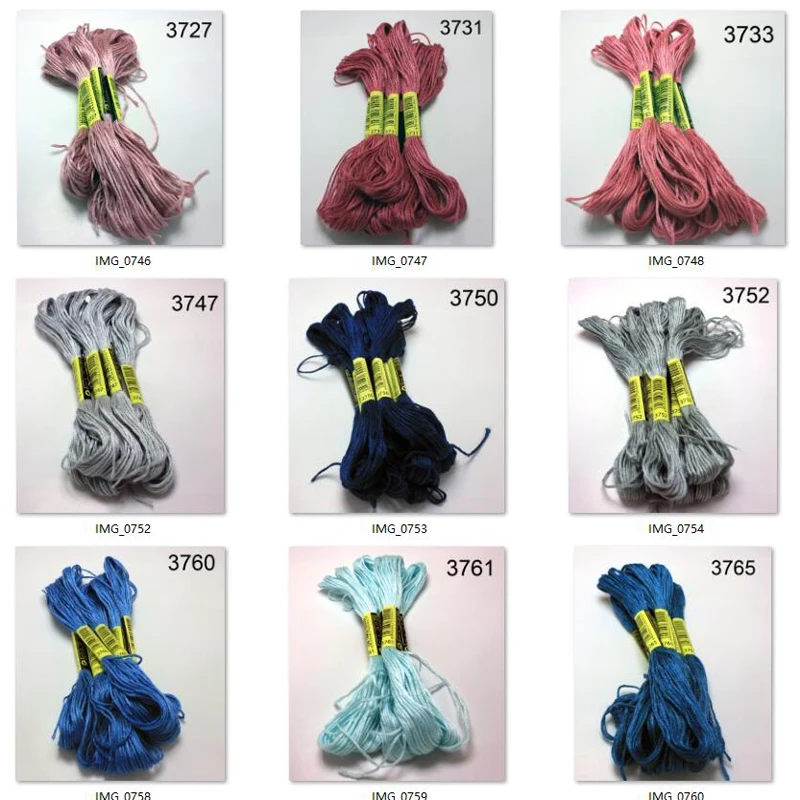 10 pieces cross stitch threads / cross stitch embroidery thread ...